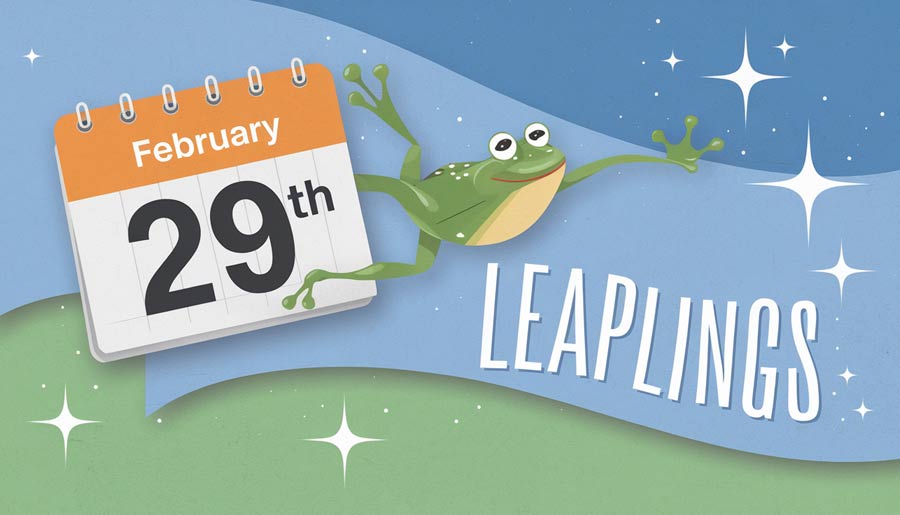 February 29th Birthday - What and Who are Leaplings?! – Dean Morris Cards