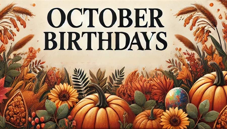 October Birthday Signs, Celebrities, Birthstones, Colours, Flowers And ...