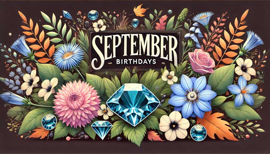 September Birthdays, Signs, Birthstones, Celebrities, Symbols, Colours ...