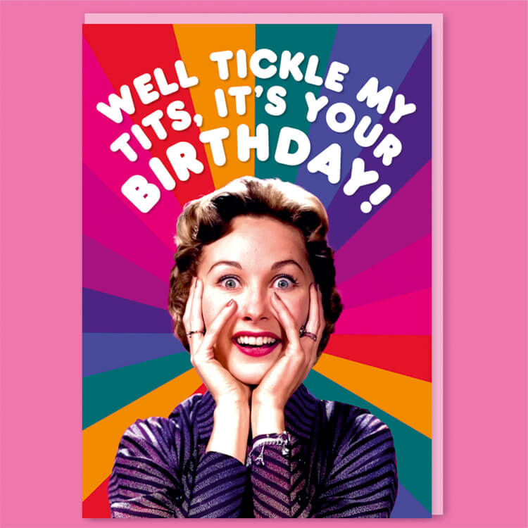 Tickle my tits Card – Dean Morris Cards