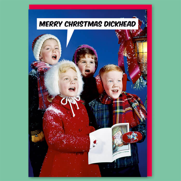 Merry Christmas dickhead Card – Dean Morris Cards