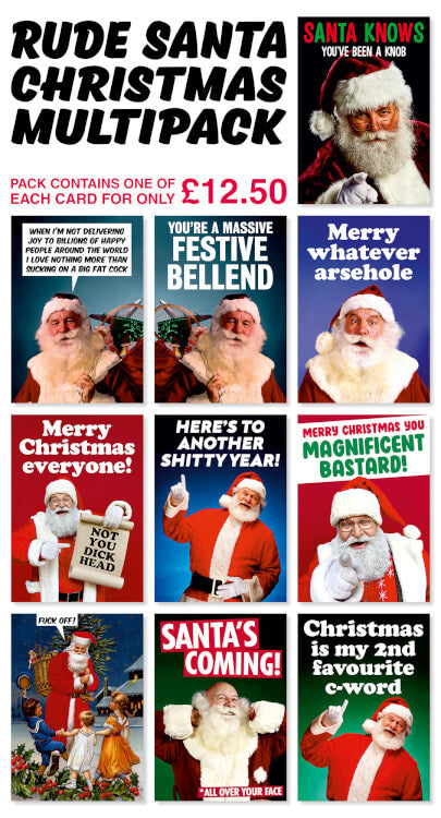 Santa Christmas Pack of 10 Multipack – Dean Morris Cards